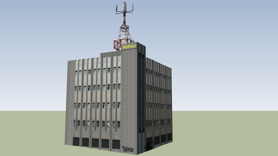 Edificio de TELEFONICA | 3D Warehouse
