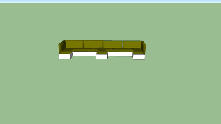 Booth Seating Unit | 3D Warehouse