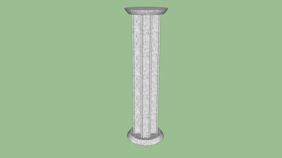 Fluted Column | 3D Warehouse