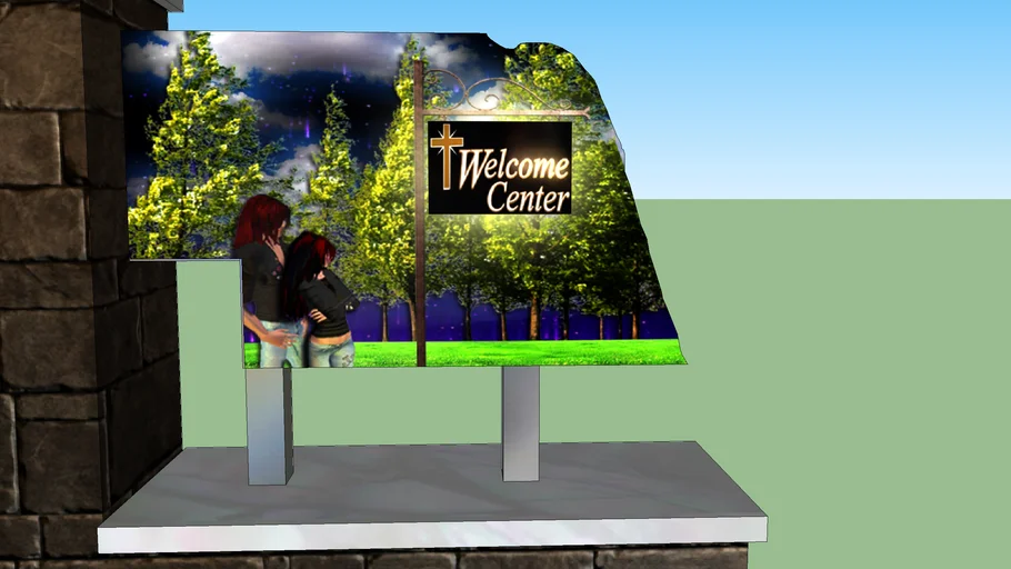 Welcome Sign | 3D Warehouse