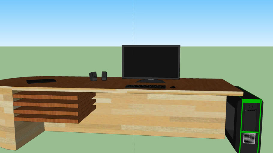 computer setup razer | 3D Warehouse