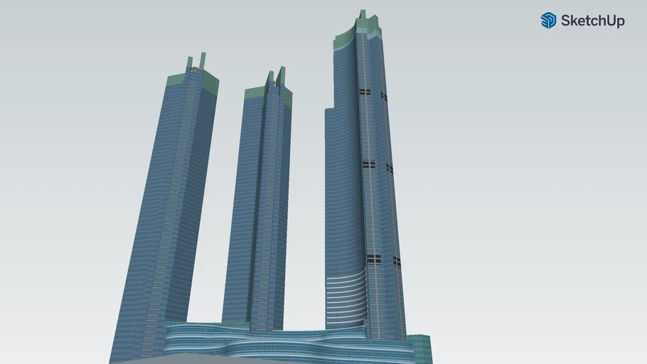 Haeundae LCT The Sharp | 3D Warehouse