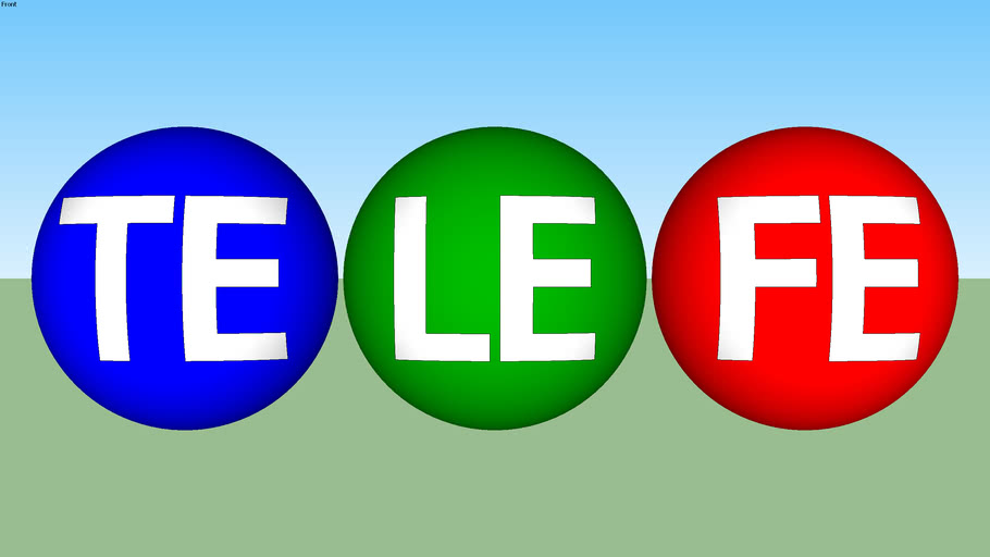 Telefe logo (1990-2000) | 3D Warehouse