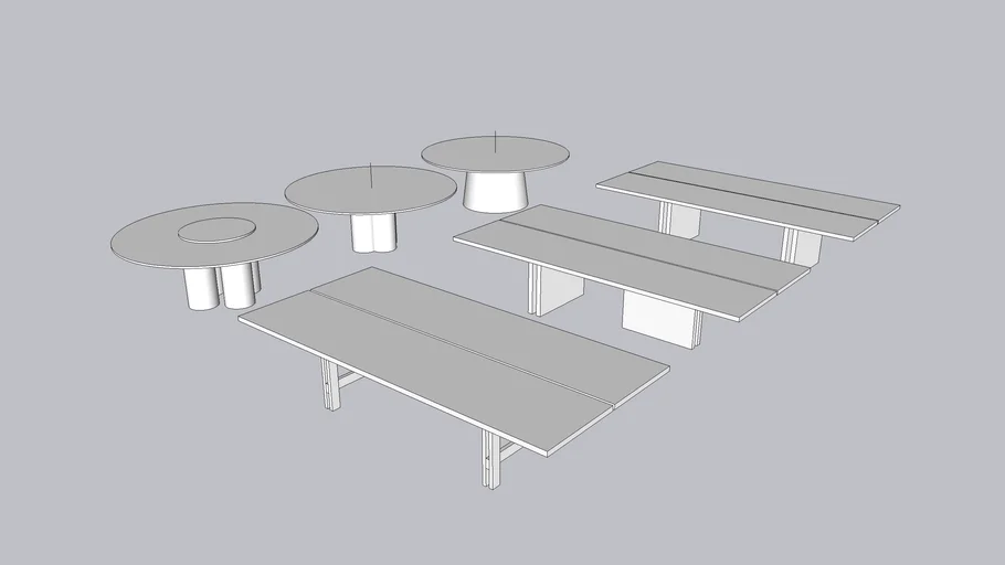 Dinning Tables | 3D Warehouse