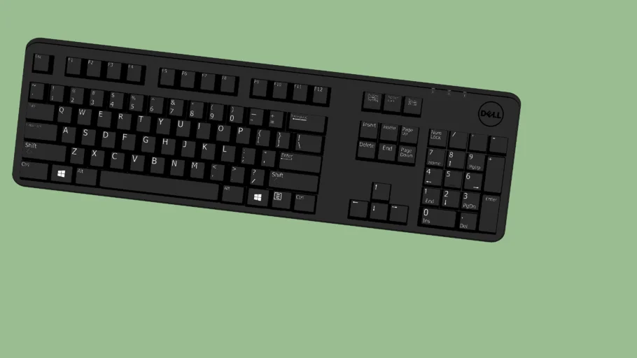 Dell Keyboard | 3D Warehouse