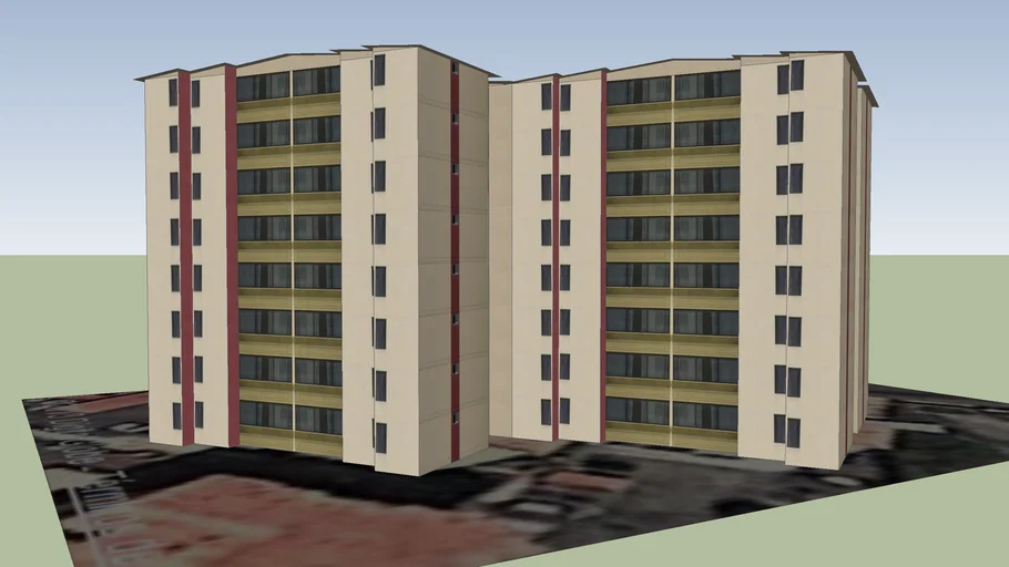 Residencias Rio Arriba (Torres 1 y 2) | 3D Warehouse