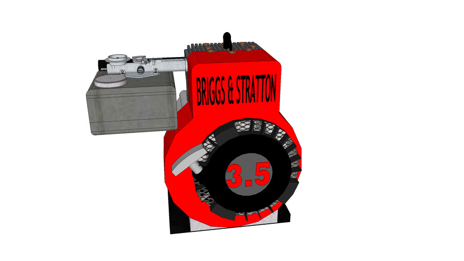 Briggs and Stratton 3.5 hp Engine Model | 3D Warehouse