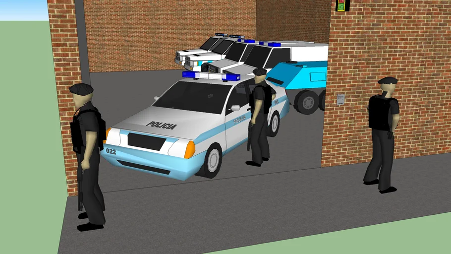 Police shed | 3D Warehouse