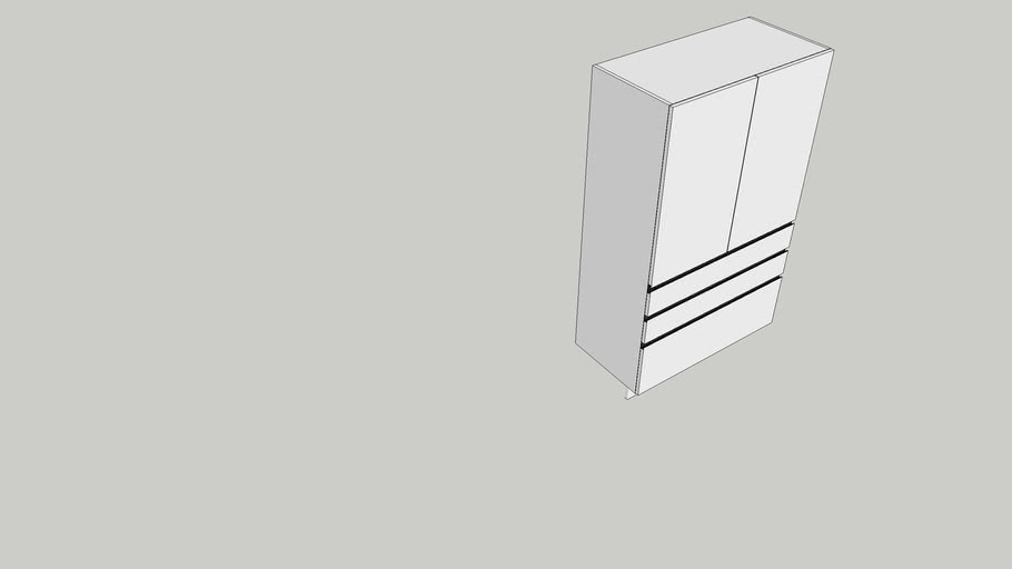 Lines Tall_unit Storage D70 H190 T7 W120 | 3D Warehouse