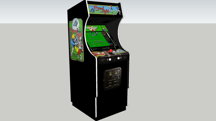 10-Yard Fight arcade game | 3D Warehouse