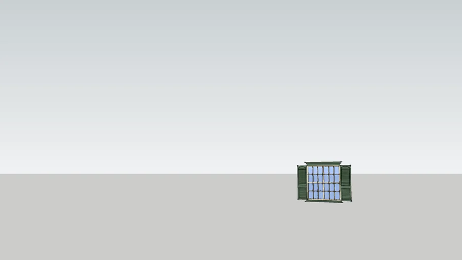WINDOW WITH SHUTTERS | 3D Warehouse