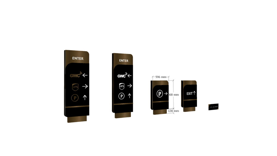 PARKING SIGNAGE | 3D Warehouse