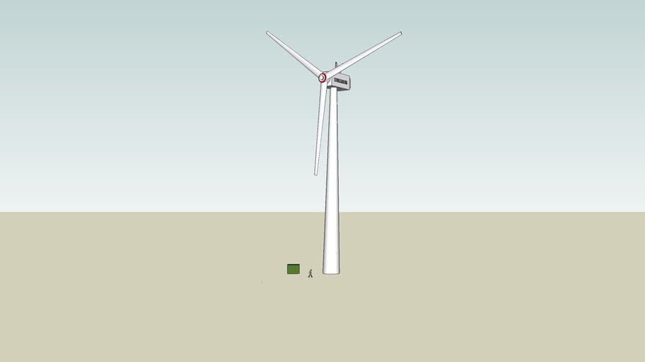 Wind Turbine 100m hub | 3D Warehouse