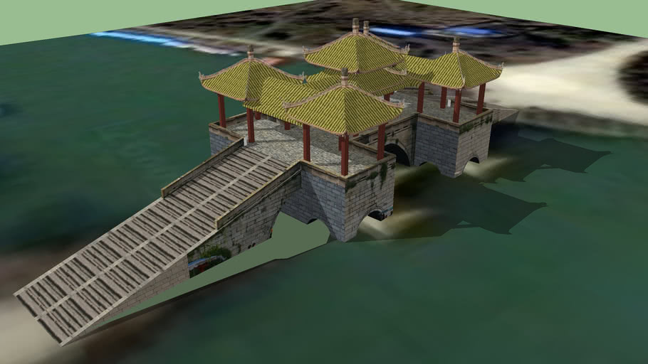 The five pavilion bridge | 3D Warehouse