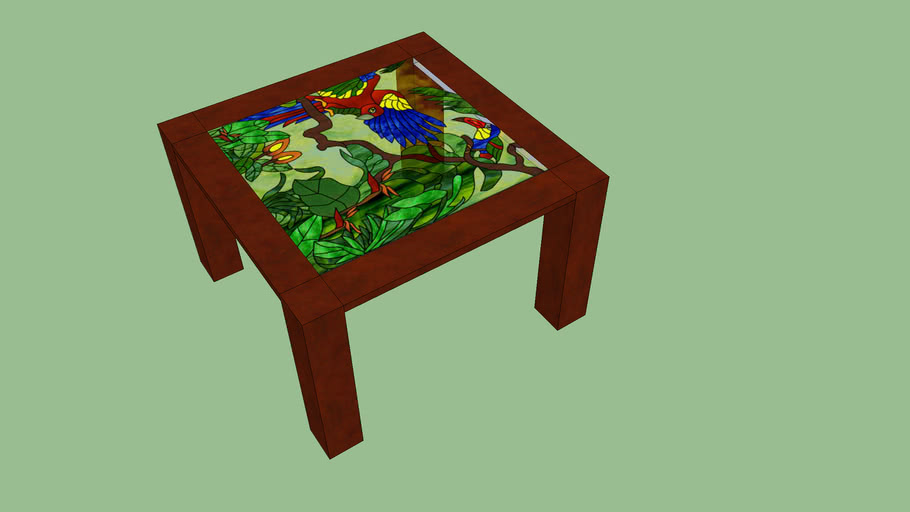 Parrot Paradise End Table | 3D Warehouse