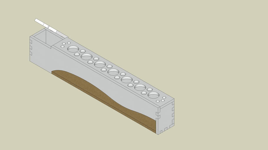 MDF Box Storage | 3D Warehouse