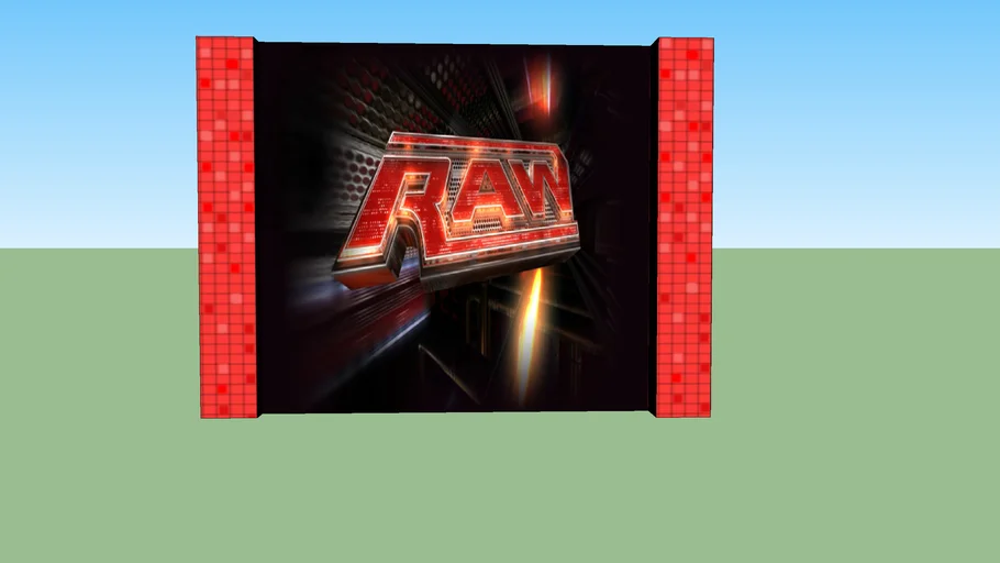 WWE RAW Old Titantron (2008-2011) | 3D Warehouse
