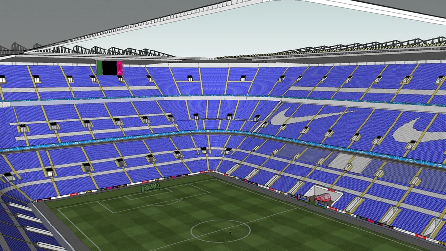 the biggest real stadium | 3D Warehouse