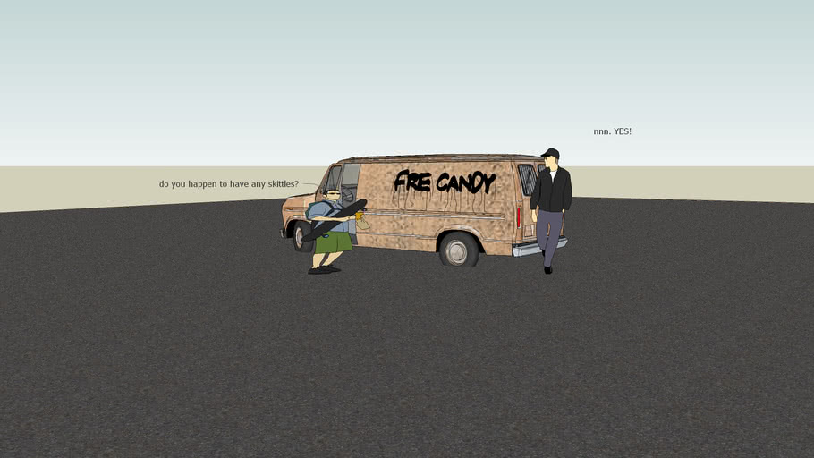 FREE CANDY-van | 3D Warehouse