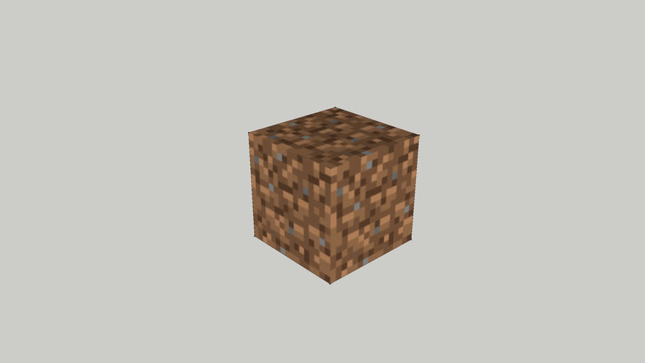 Minecraft dirt block | 3D Warehouse