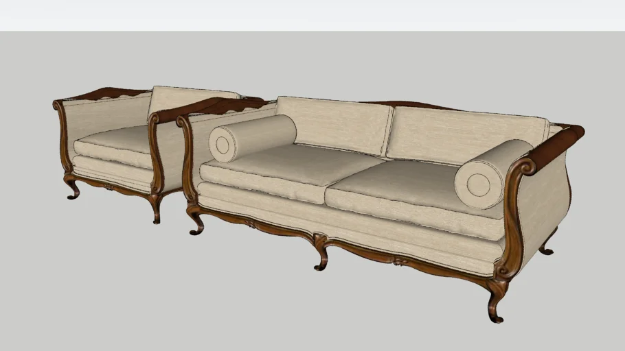 traditional sofa | 3D Warehouse