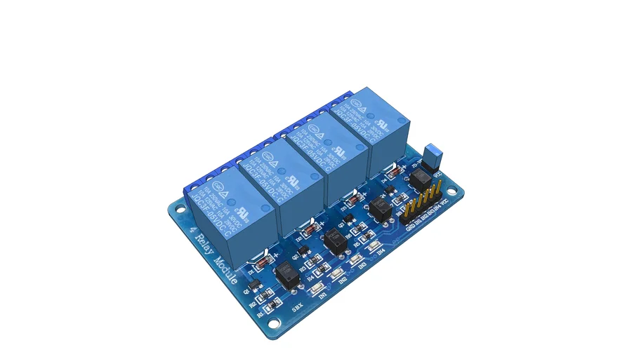 5V 4-Channel Relay Module | 3D Warehouse