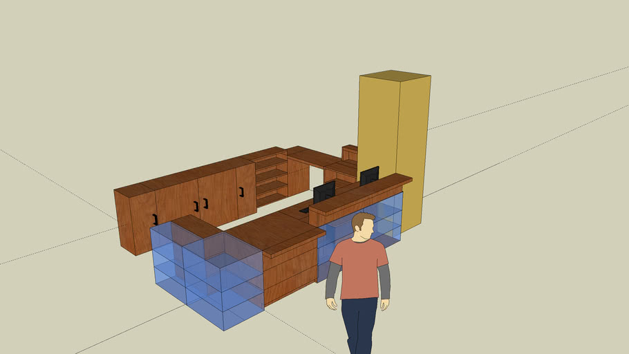 Custom Front Counter | 3D Warehouse