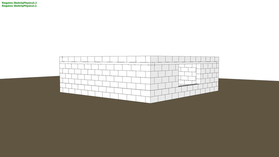 Brick building | 3D Warehouse