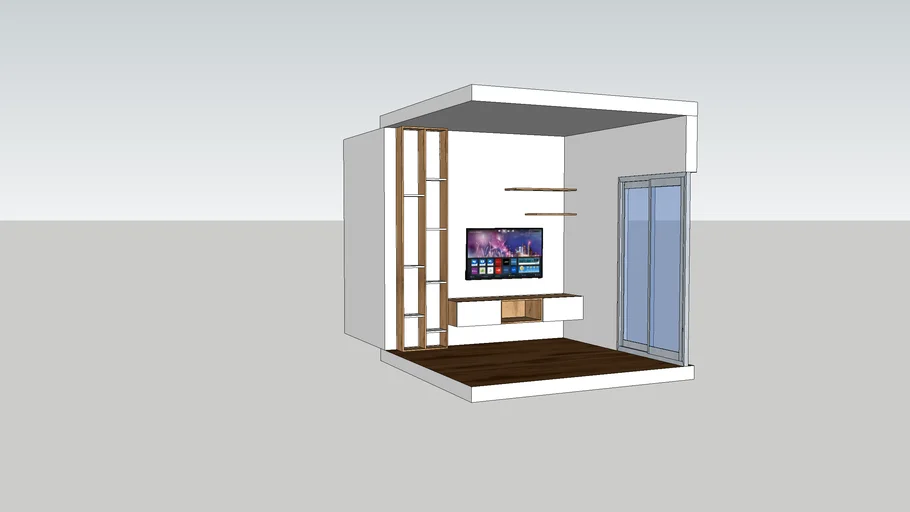 TV Unit Model-2 | 3D Warehouse