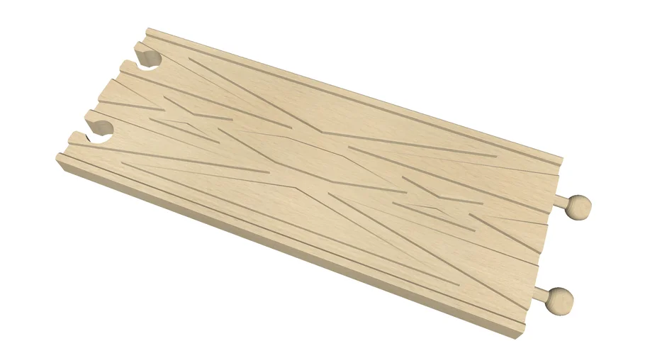 BRIO 33345 Switching and Crossing Track ('K' Track) | 3D Warehouse