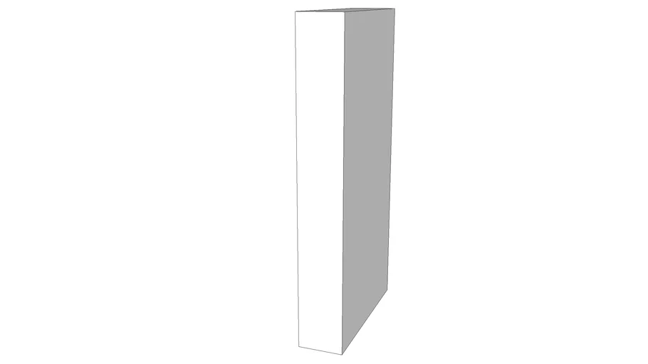 8' End Cap | 3D Warehouse