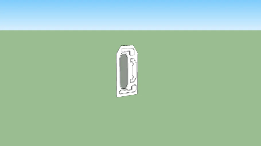 Door (Large Window) | 3D Warehouse