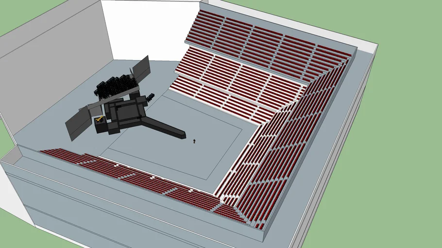 Basic Arena with Stage | 3D Warehouse