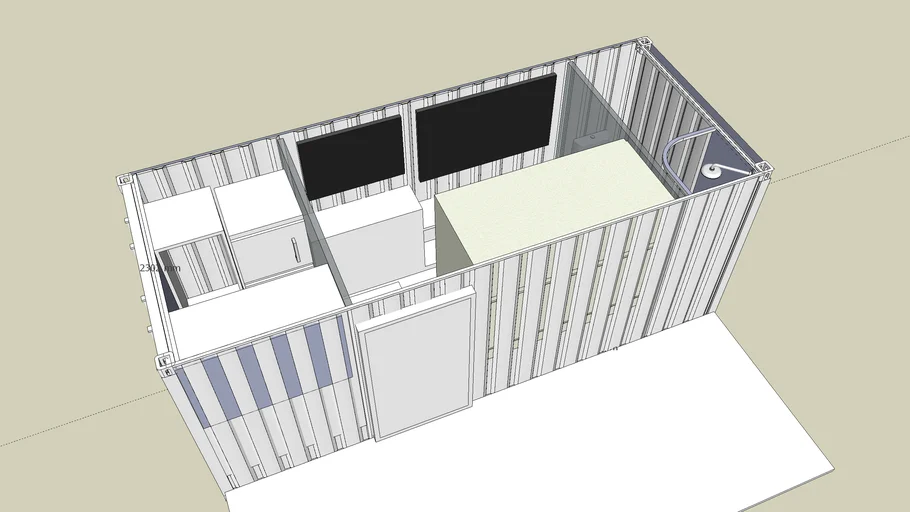 Sea Container Tiny Home Design | 3D Warehouse