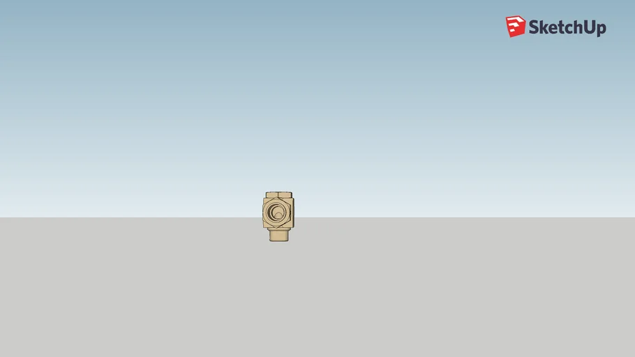 1/4' Air T Fitting | 3D Warehouse