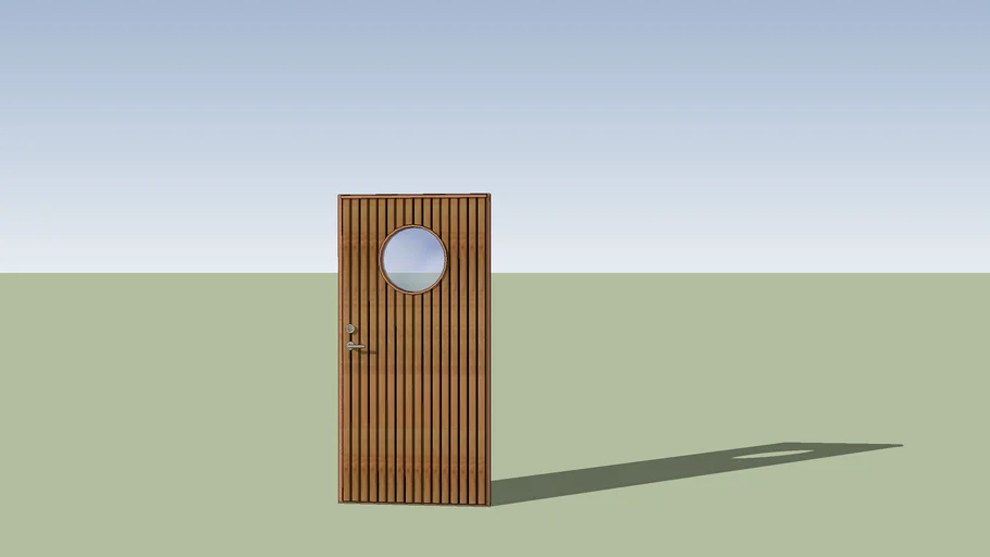 Door 30s Round Window | 3D Warehouse