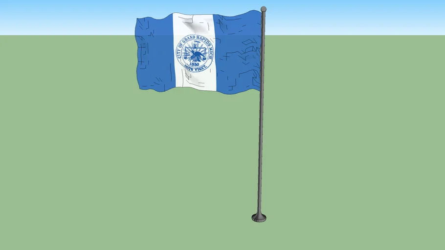 Official flag of Grand Rapids | 3D Warehouse