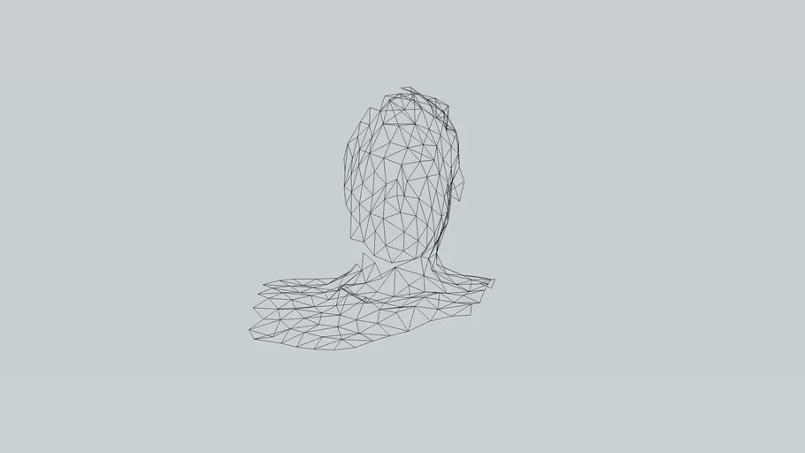 head scan test stl import | 3D Warehouse