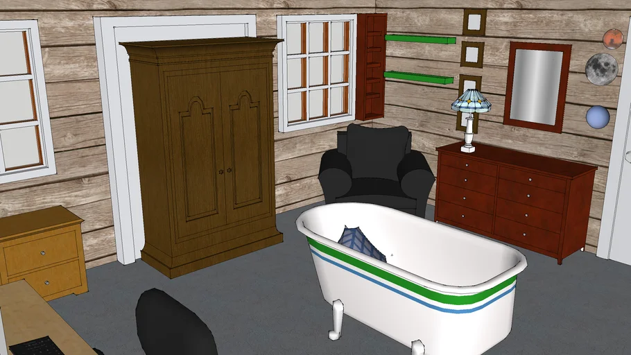 Kyle Xy Trager House Interior Set- Kyle's Room | 3D Warehouse
