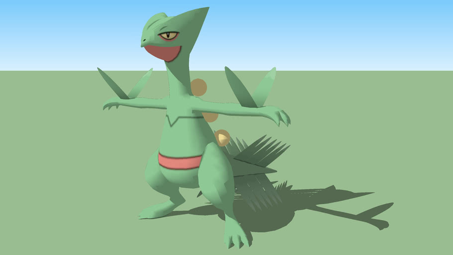 Sceptile (Pokémon Omega Ruby and Alpha Sapphire) | 3D Warehouse
