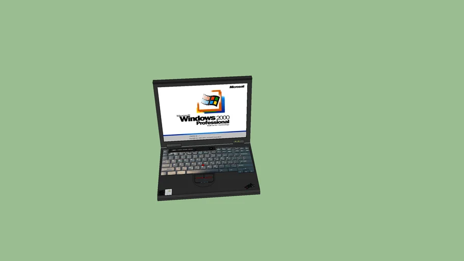 IBM ThinkPad T20 laptop computer | 3D Warehouse
