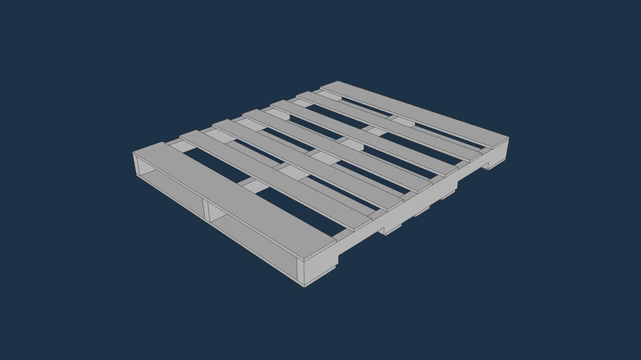 General Freight Pallet | 3D Warehouse