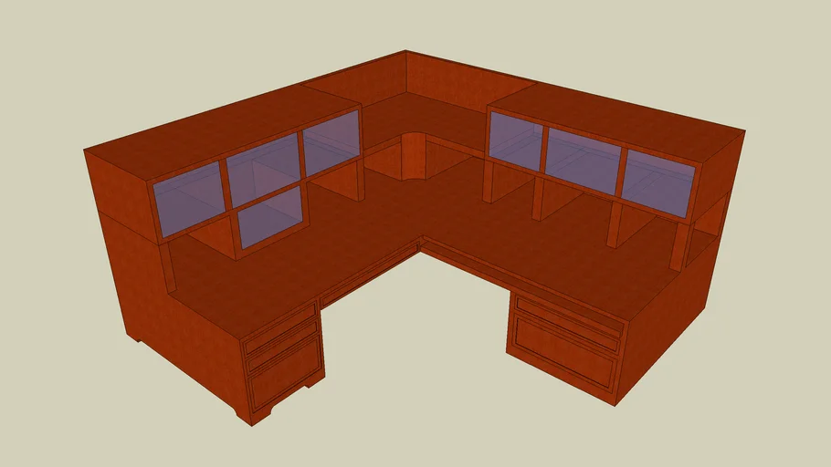 Corner desk | 3D Warehouse