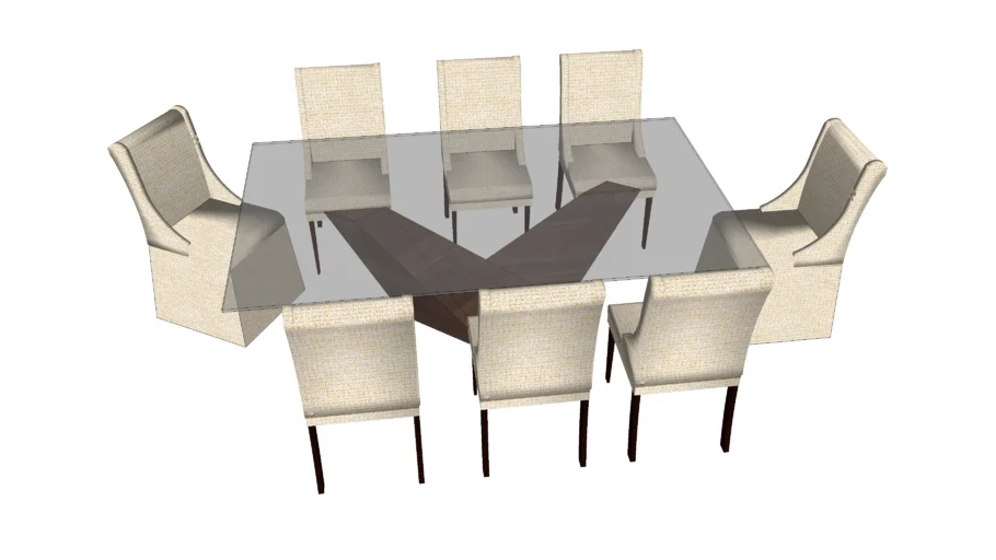 Glass Dining Table | 3D Warehouse