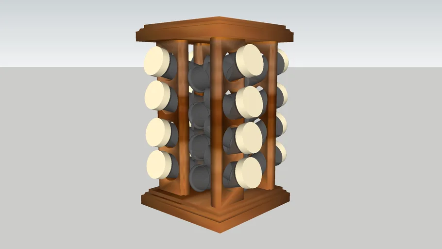 revolving spice rack | 3D Warehouse