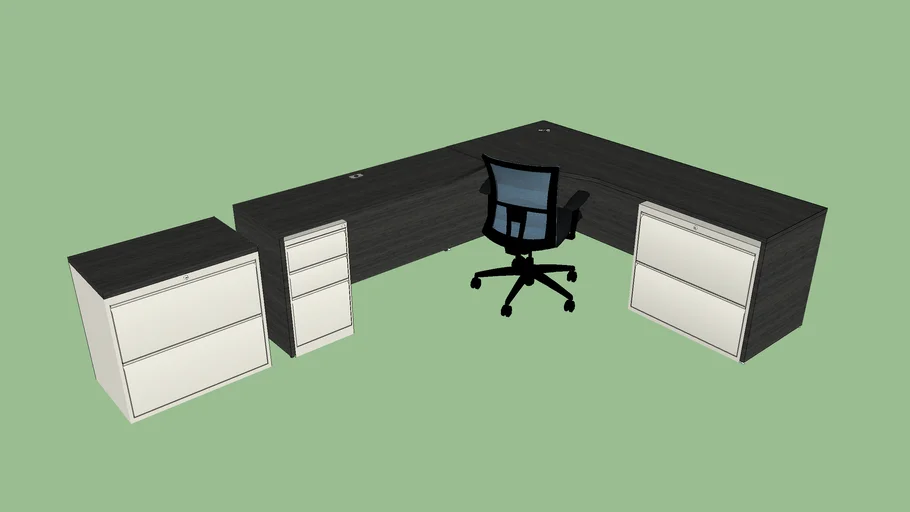 LEVEE DISTRICT - ADMIN BUILDING - 'WORKSTATION' OPTION 1 | 3D Warehouse