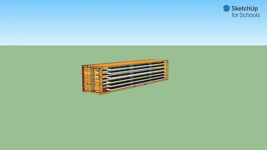 Shipping Container Farm | 3D Warehouse
