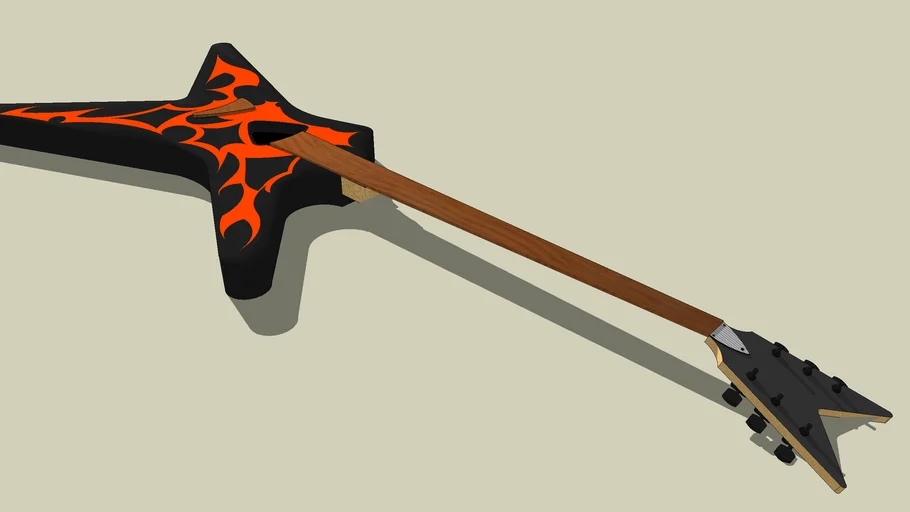 Dean ML Acoustic CUSTOM | 3D Warehouse