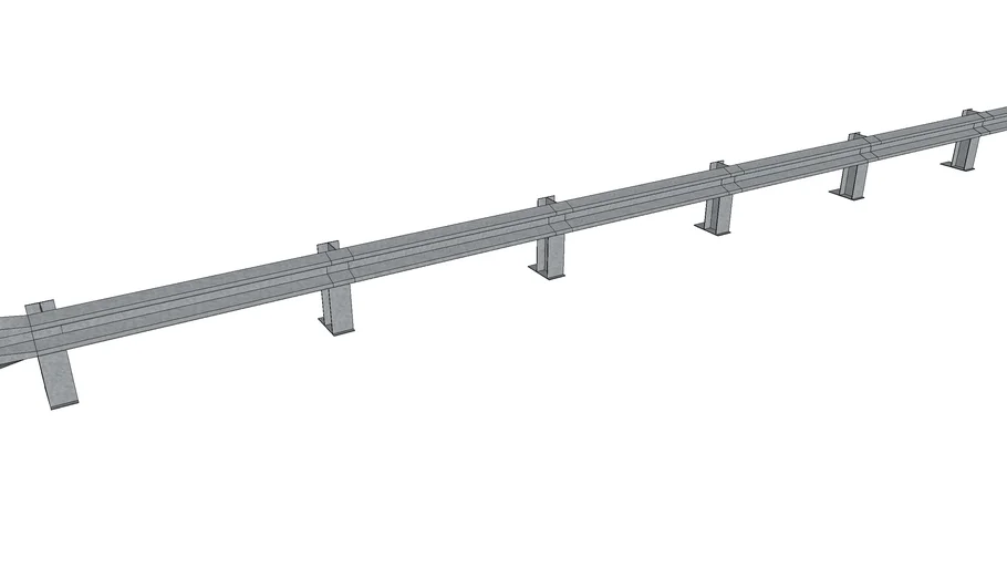 Car Barrier Rails | 3D Warehouse