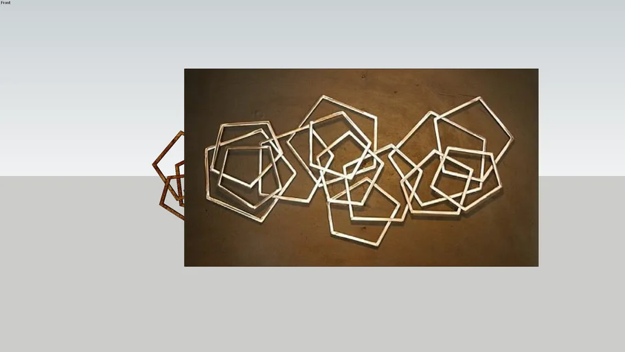 Hexagon Wall | 3D Warehouse